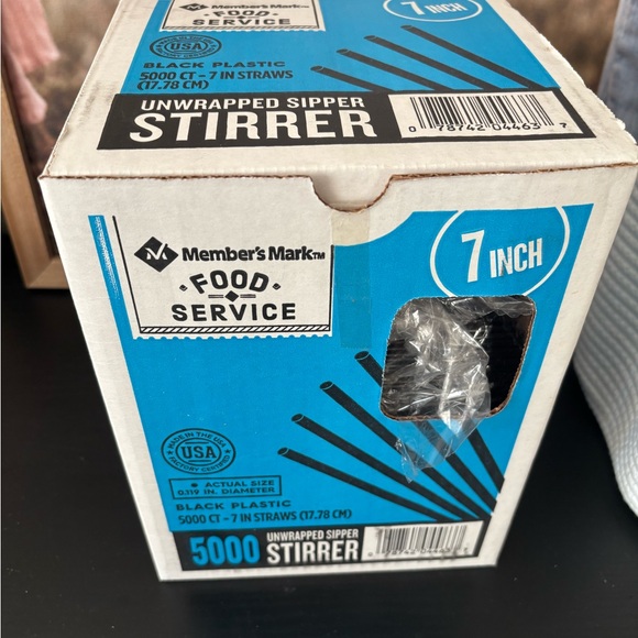 Member's Mark | Kitchen | Members Mark Black Unwrapped Sipper Stirrers ...